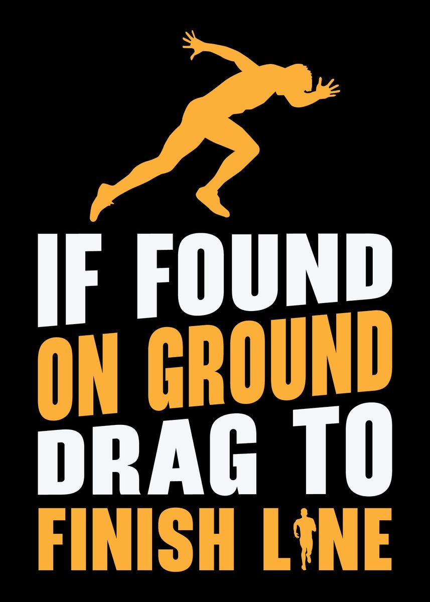 'Running Runner Jogging' Poster, picture, metal print, paint by ...