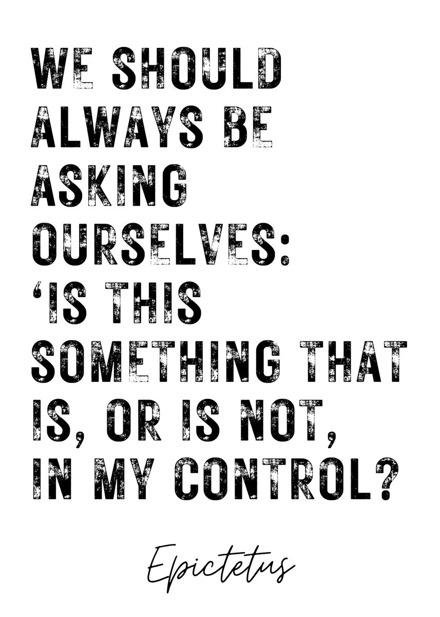 'Epictetus' Poster, picture, metal print, paint by Yess | Displate