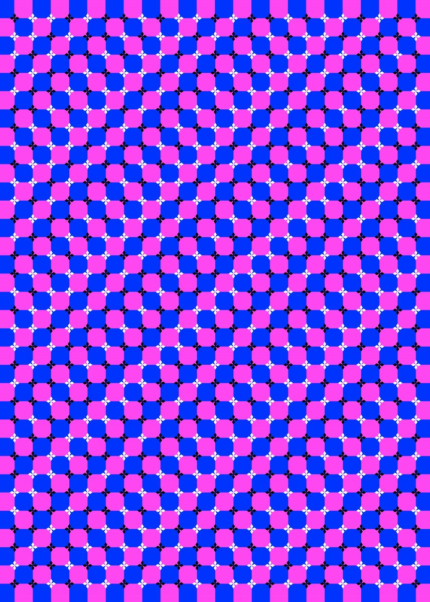 'Hypnotic Purple Illusion' Poster by HOLOSOMNIA | Displate