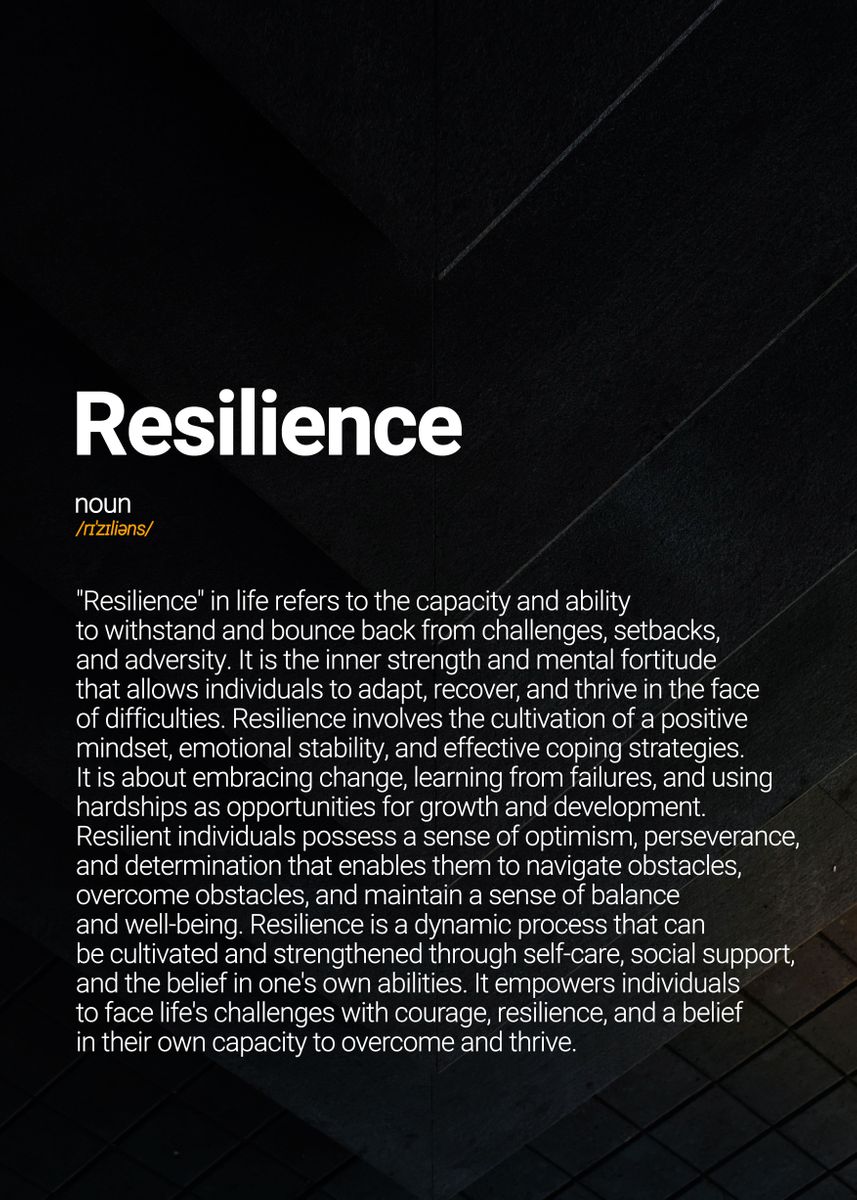'Resilience' Poster, picture, metal print, paint by Mr Penguin | Displate