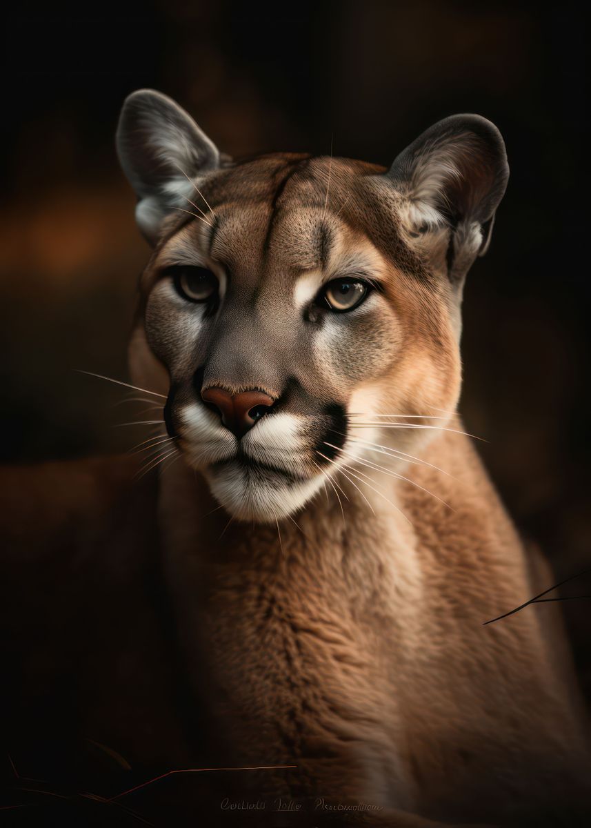 'Beautiful puma' Poster, picture, metal print, paint by Zooscape ...