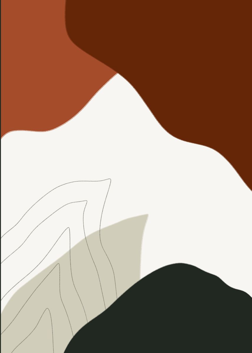 'Montain with Sky' Poster, picture, metal print, paint by Wisnu ...