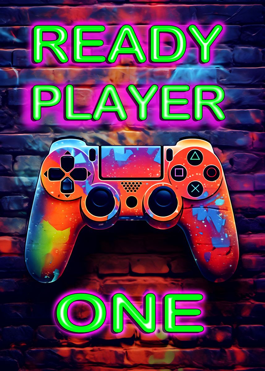 'Ready Player One' Poster, picture, metal print, paint by Steel Canvas ...