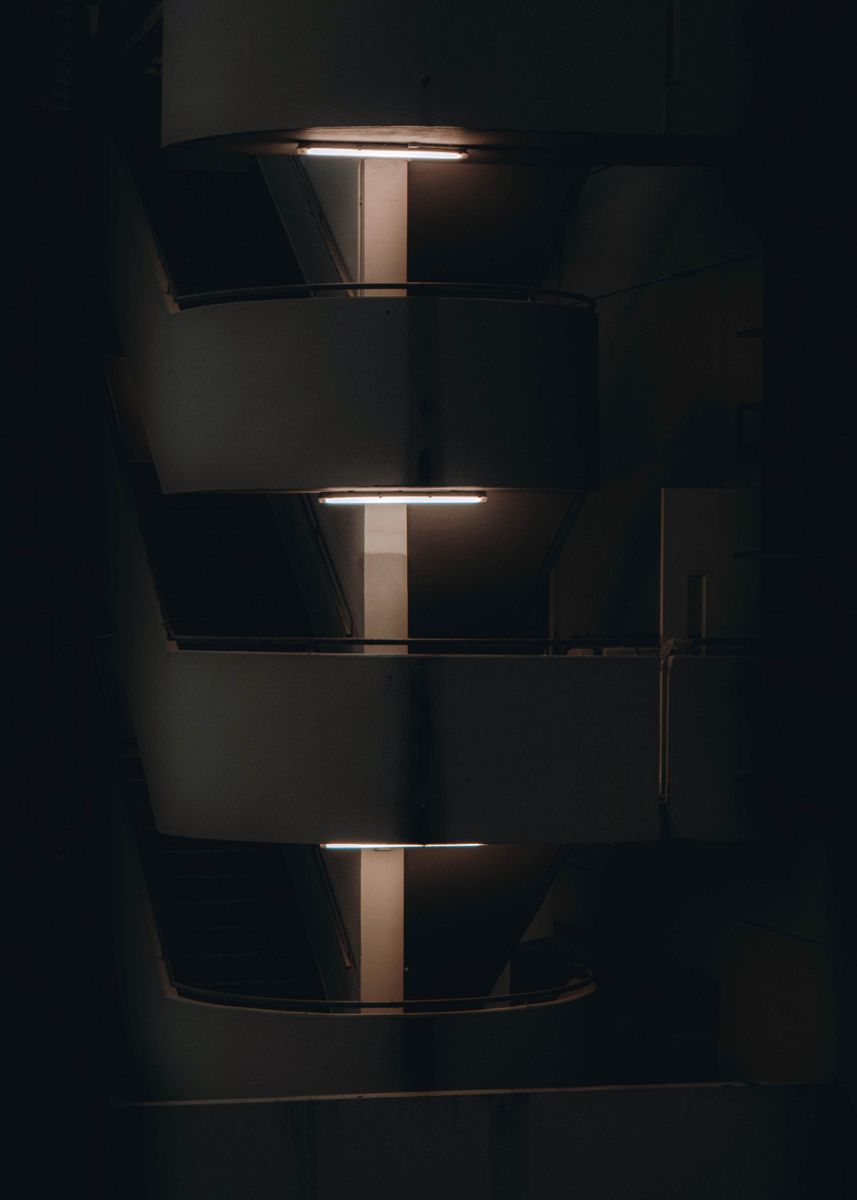 'Staircase at Night' Poster by zombotreker | Displate