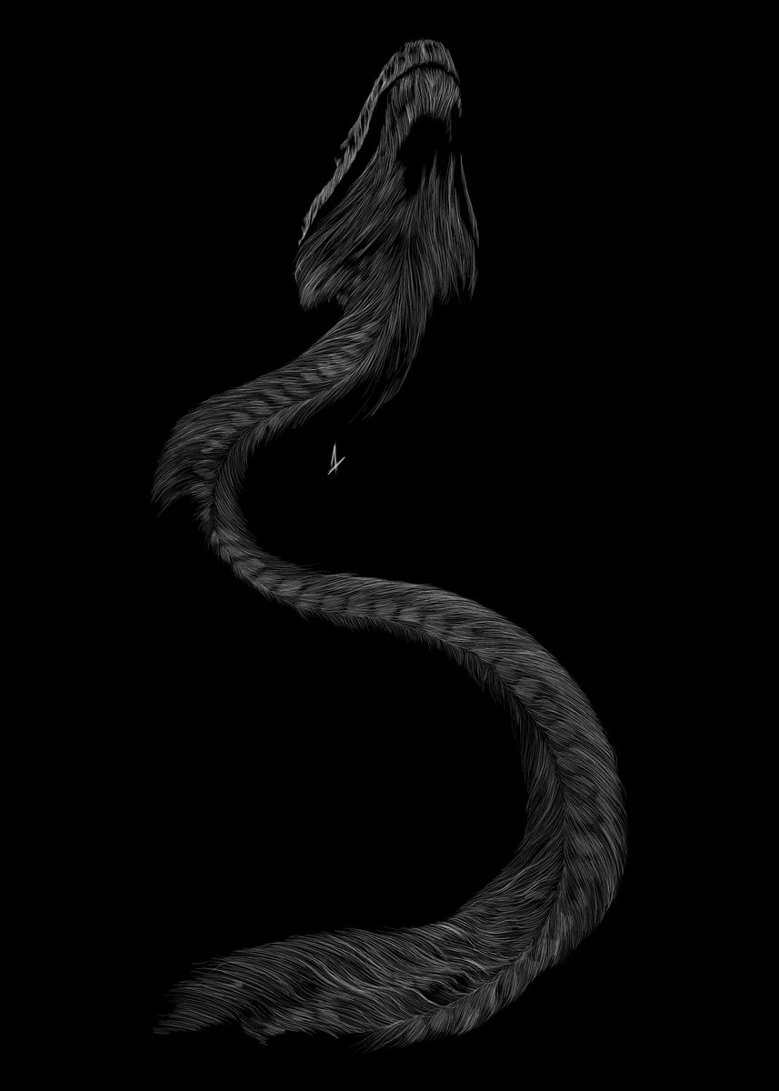 '007 Snake' Poster, picture, metal print, paint by OneDot | Displate