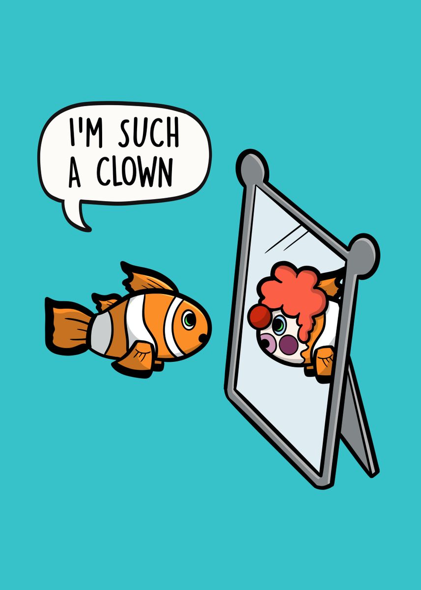 'Such a Clown' Poster by LEFD Designs | Displate