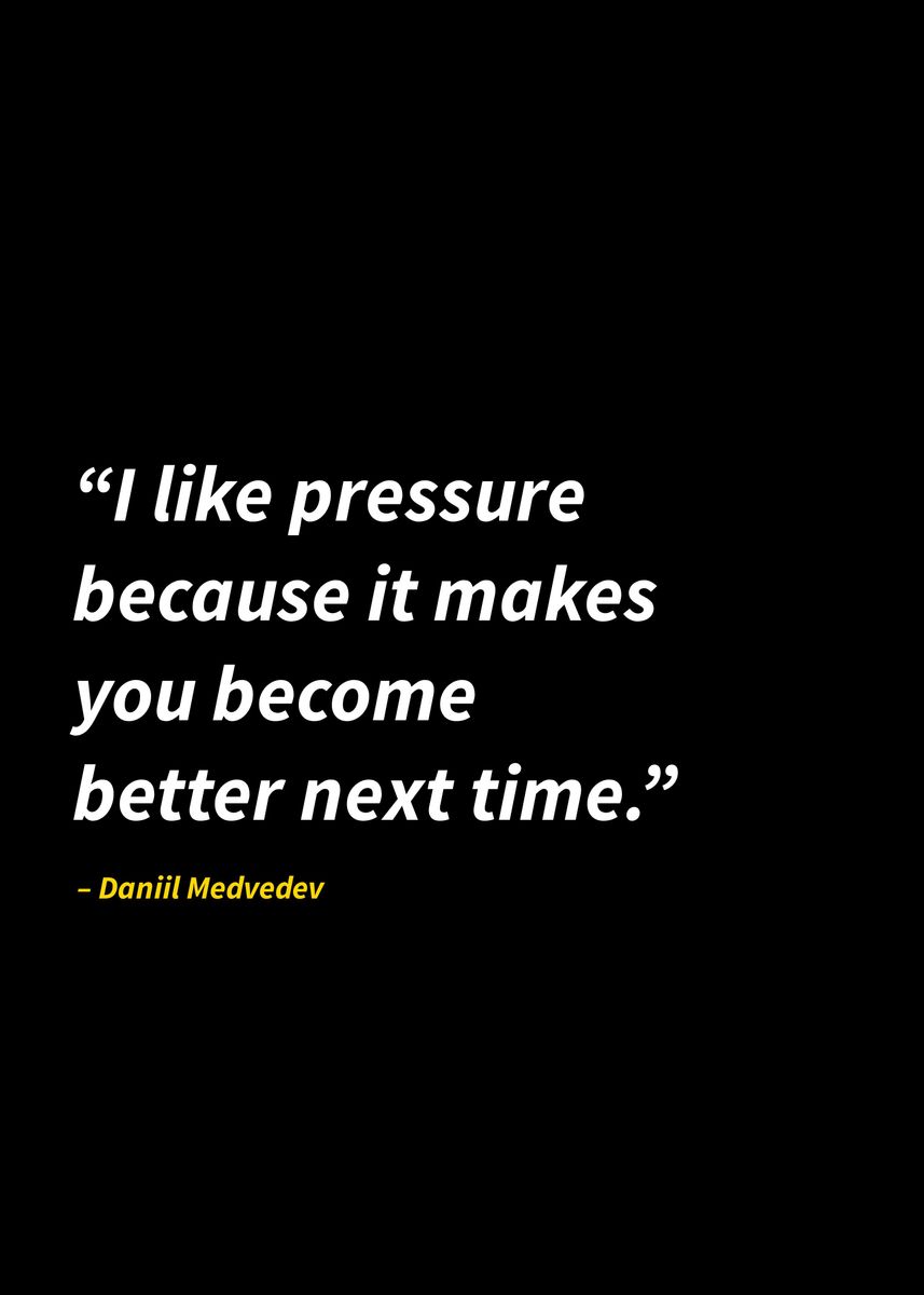 'Daniil Medvedev quotes ' Poster, picture, metal print, paint by iwak ...