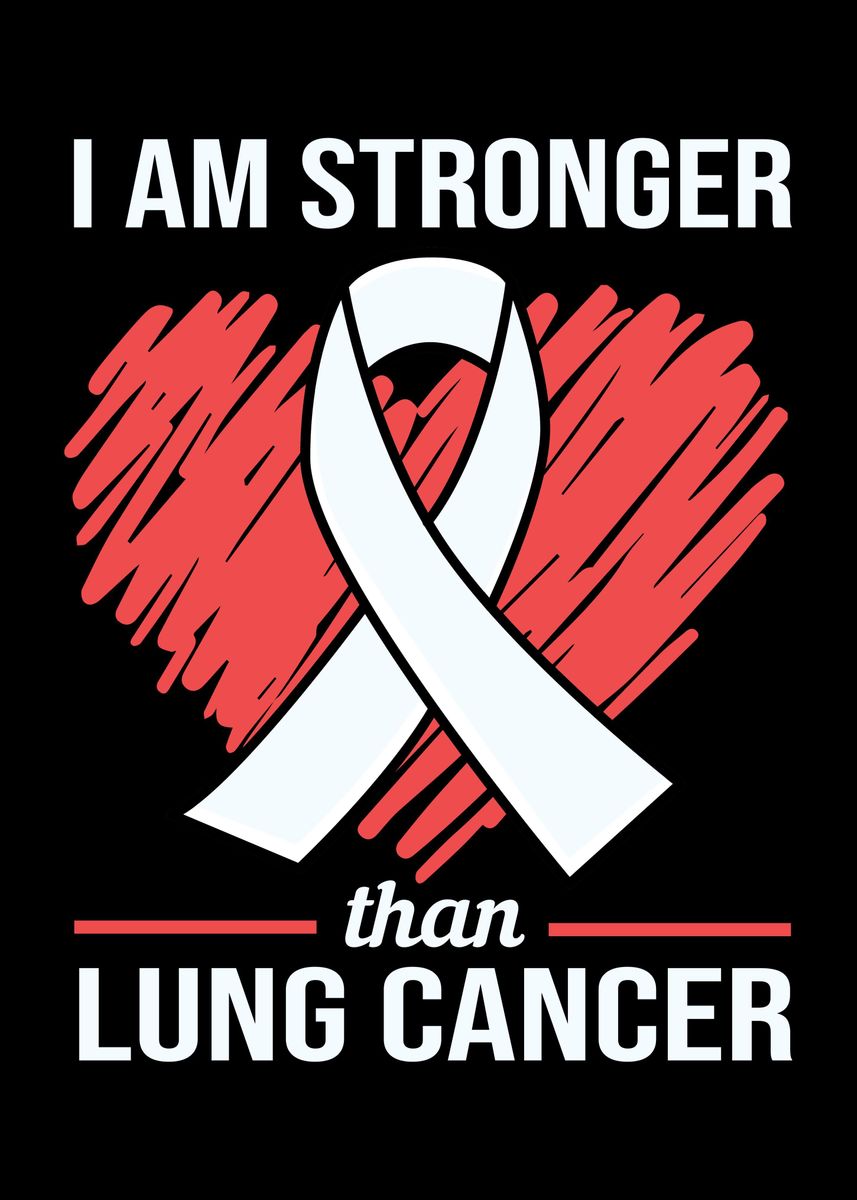 'I Am Stronger Than Cancer' Poster, picture, metal print, paint by ...