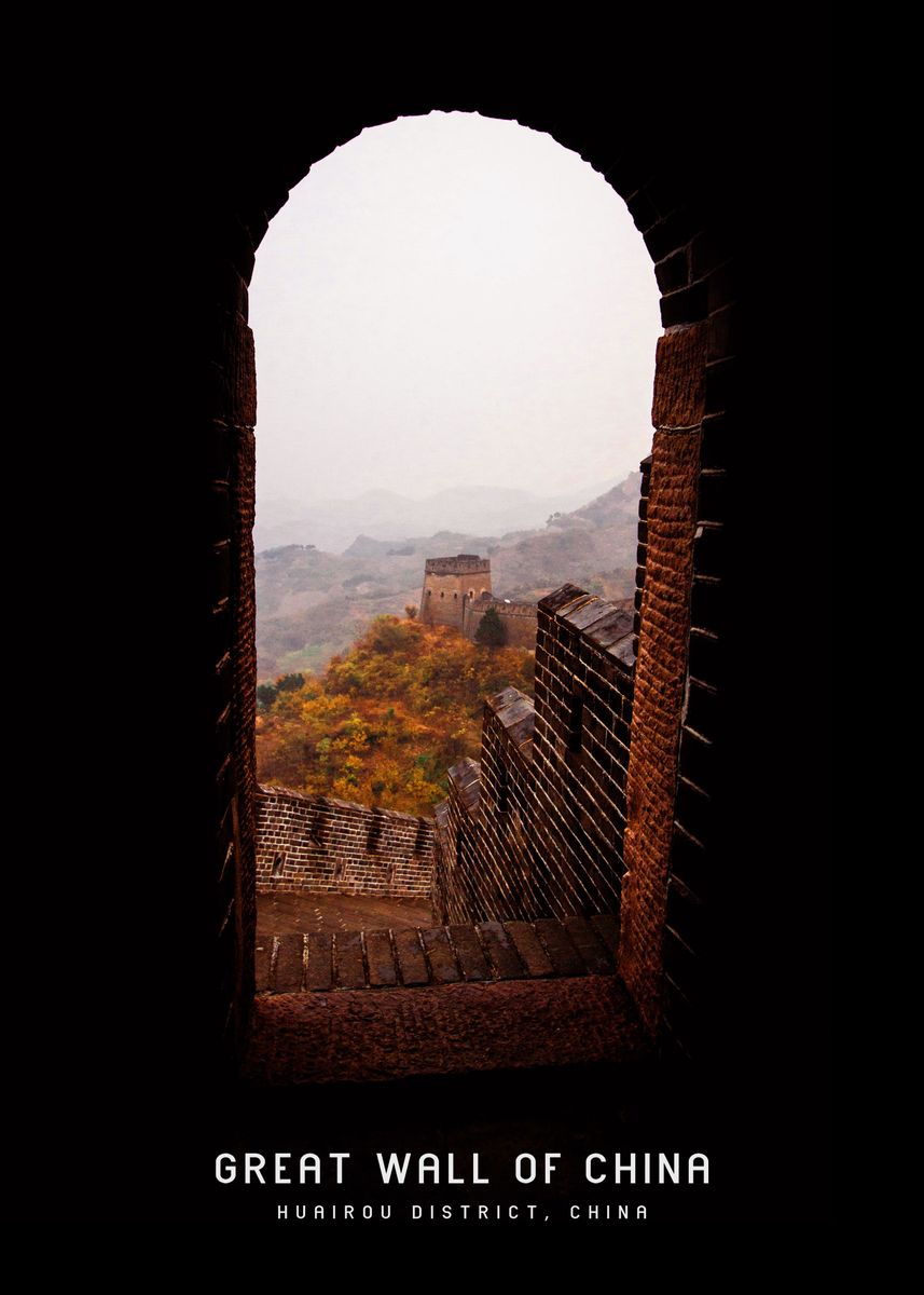 'Great Wall of China ' Poster, picture, metal print, paint by Big City ...