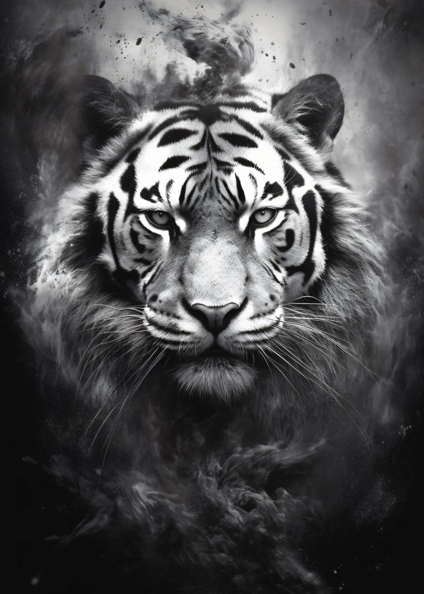 'Tiger' Poster, picture, metal print, paint by Conceptual Photography ...