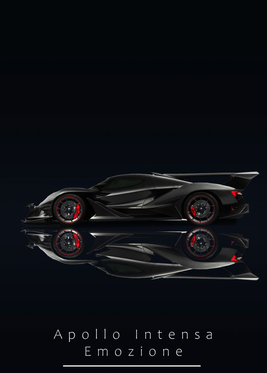 'Apollo IE Race Car Poster ' Poster, picture, metal print, paint by ...