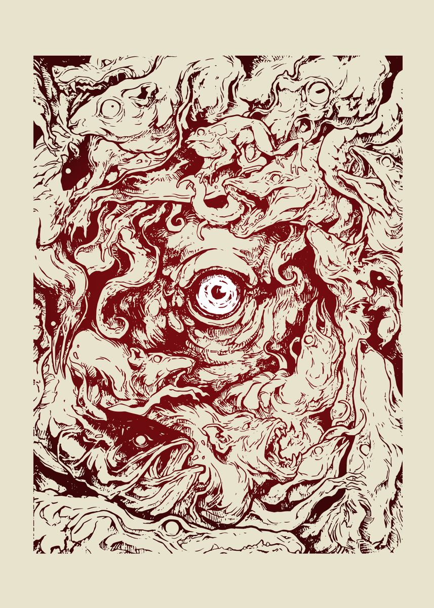 'raise the dead' Poster, picture, metal print, paint by Denise Zendejas ...