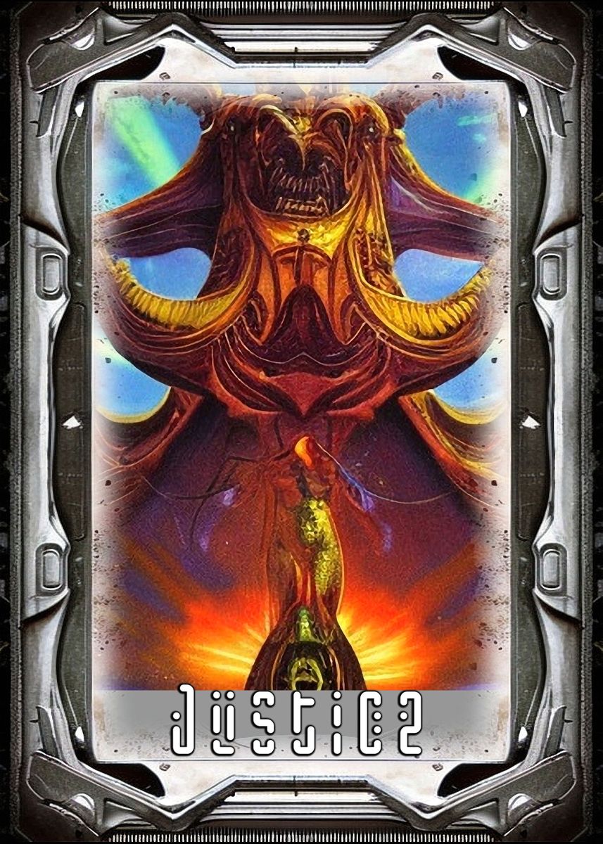 'The Justice Card' Poster by MachinaRULE | Displate