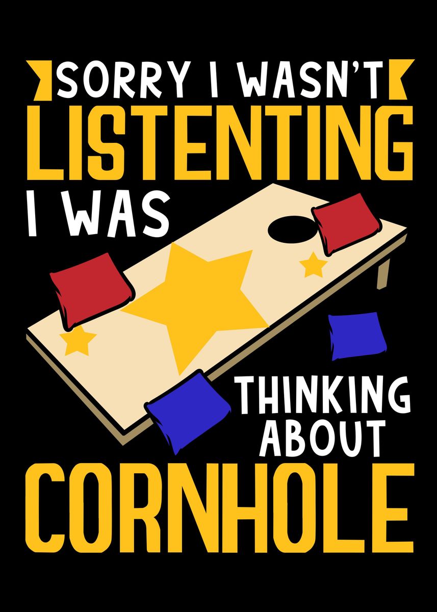 'Funny Corn Hole' Poster by AestheticAlex | Displate