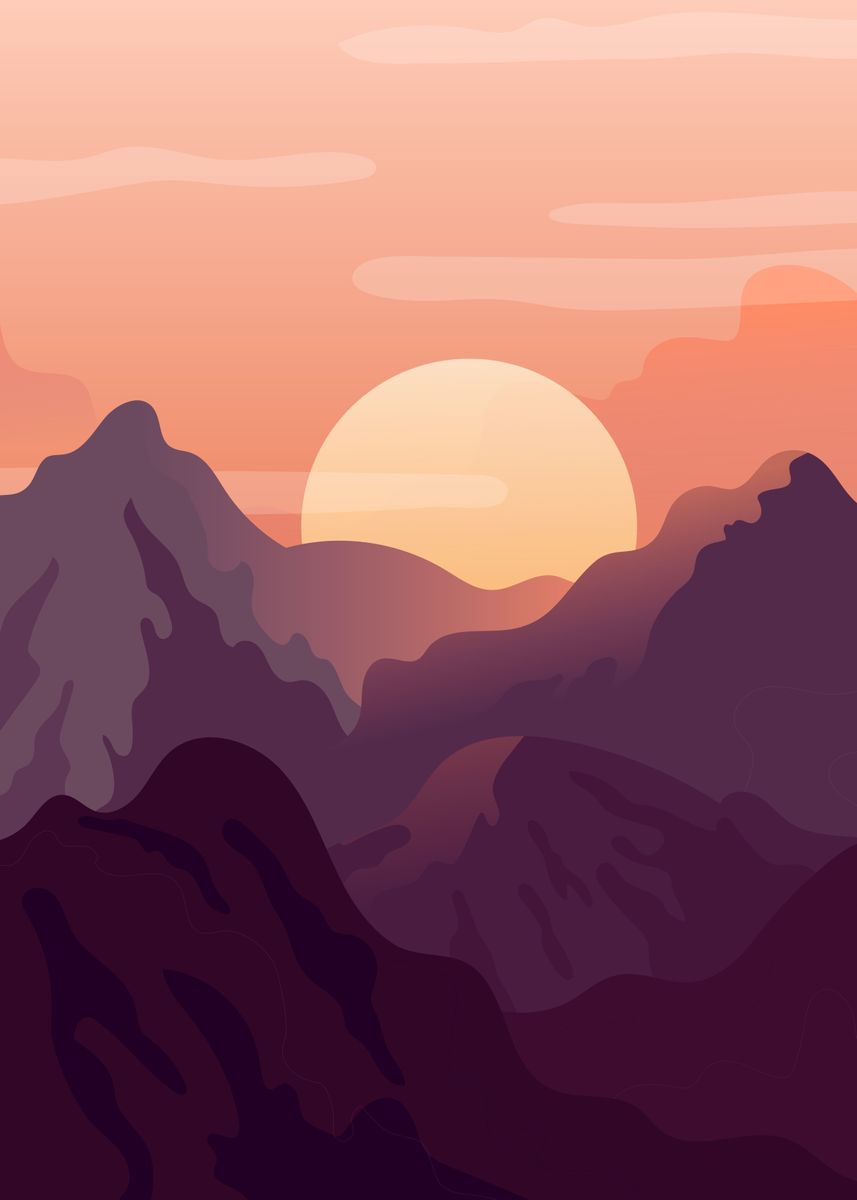 'Nature abstract wall art' Poster, picture, metal print, paint by ...