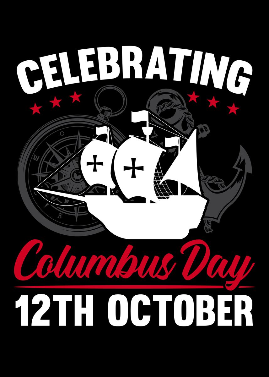 'Christopher Columbus' Poster, picture, metal print, paint by NAO ...