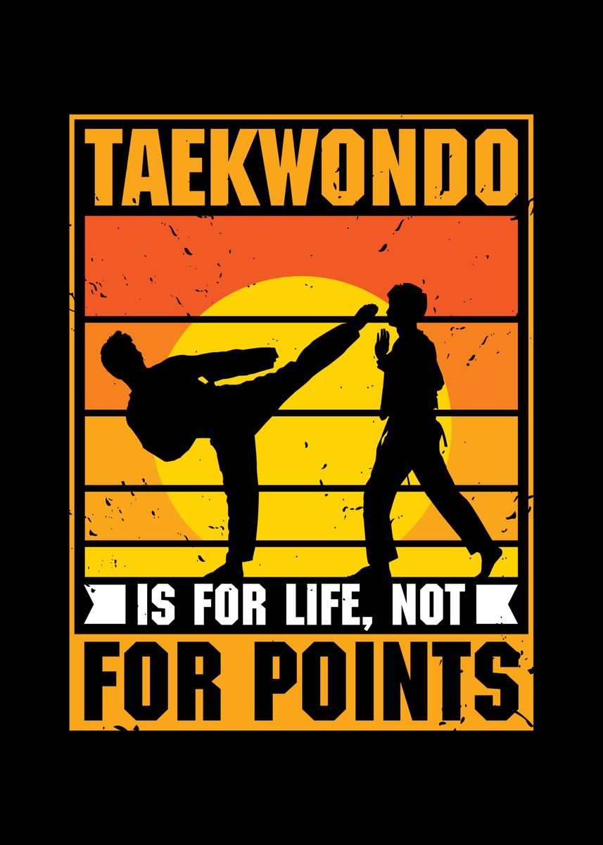 'Taekwondo' Poster, picture, metal print, paint by Sebastian Wünsche ...
