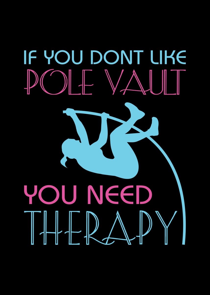 'Pole Vault' Poster by Sebastian Wünsche | Displate