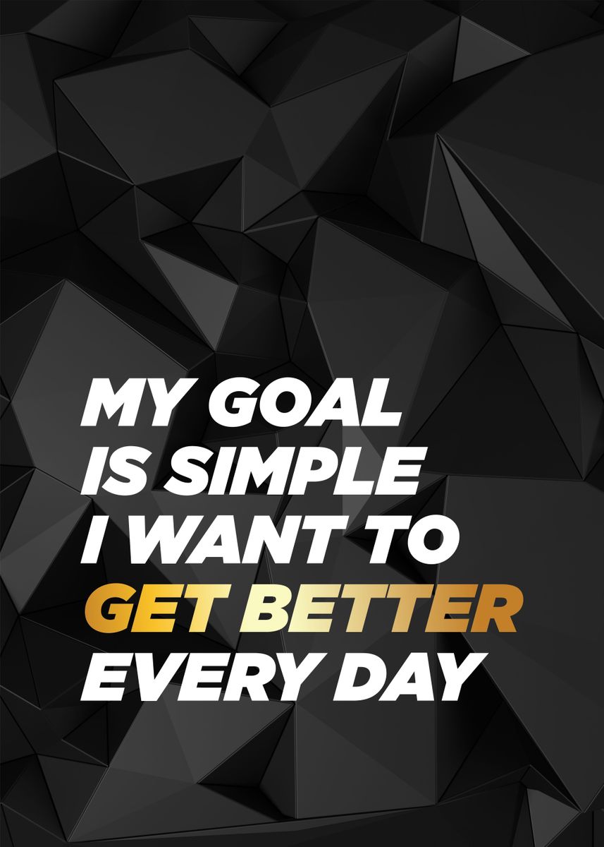 'success motivation' Poster by Lowpoly Posters | Displate