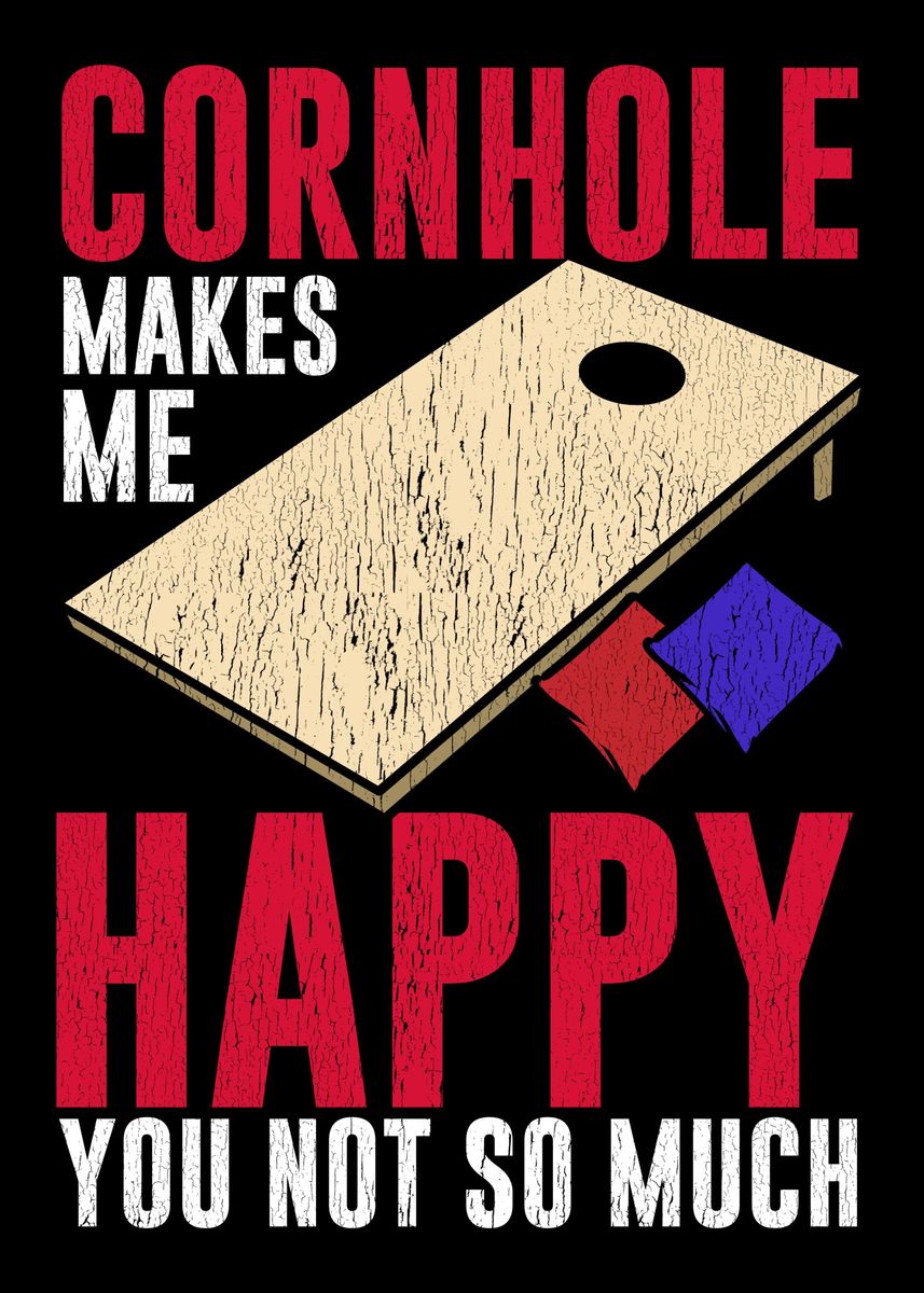 'Funny Corn Hole' Poster, picture, metal print, paint by AestheticAlex ...