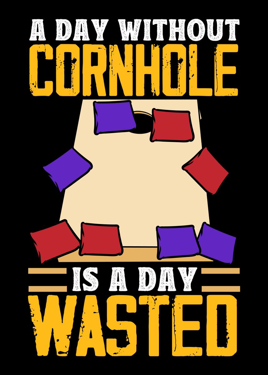 'Funny Corn Hole' Poster by AestheticAlex | Displate
