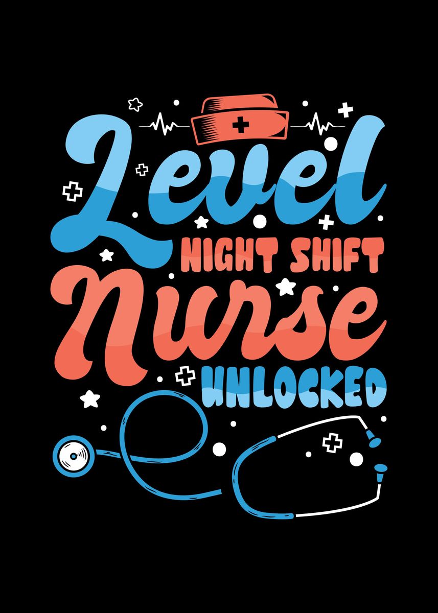 'Night Shift Nurse' Poster, picture, metal print, paint by Sebastian ...
