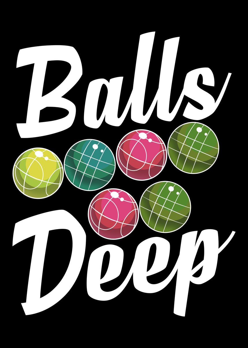 'Funny Bocce Ball Player' Poster by AestheticAlex | Displate