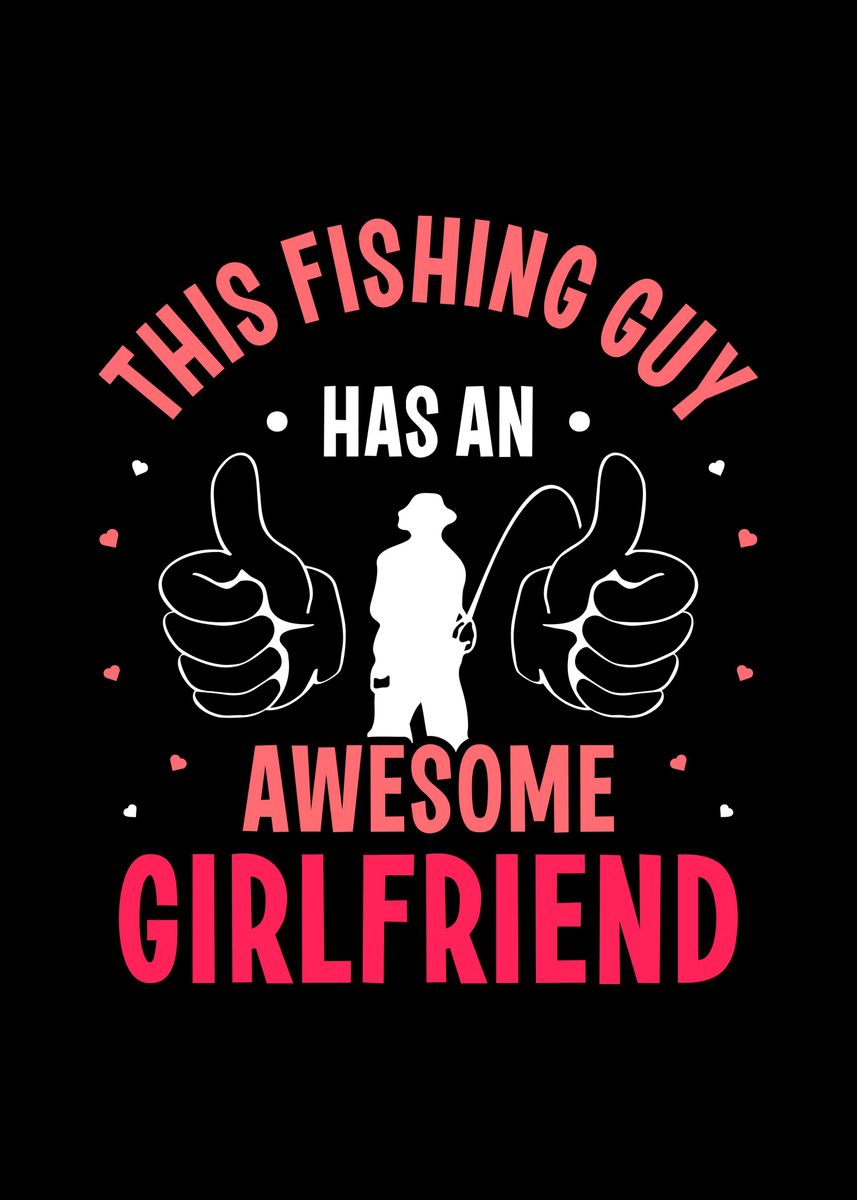 'Valentins Day Fishing' Poster by Sebastian Wünsche | Displate