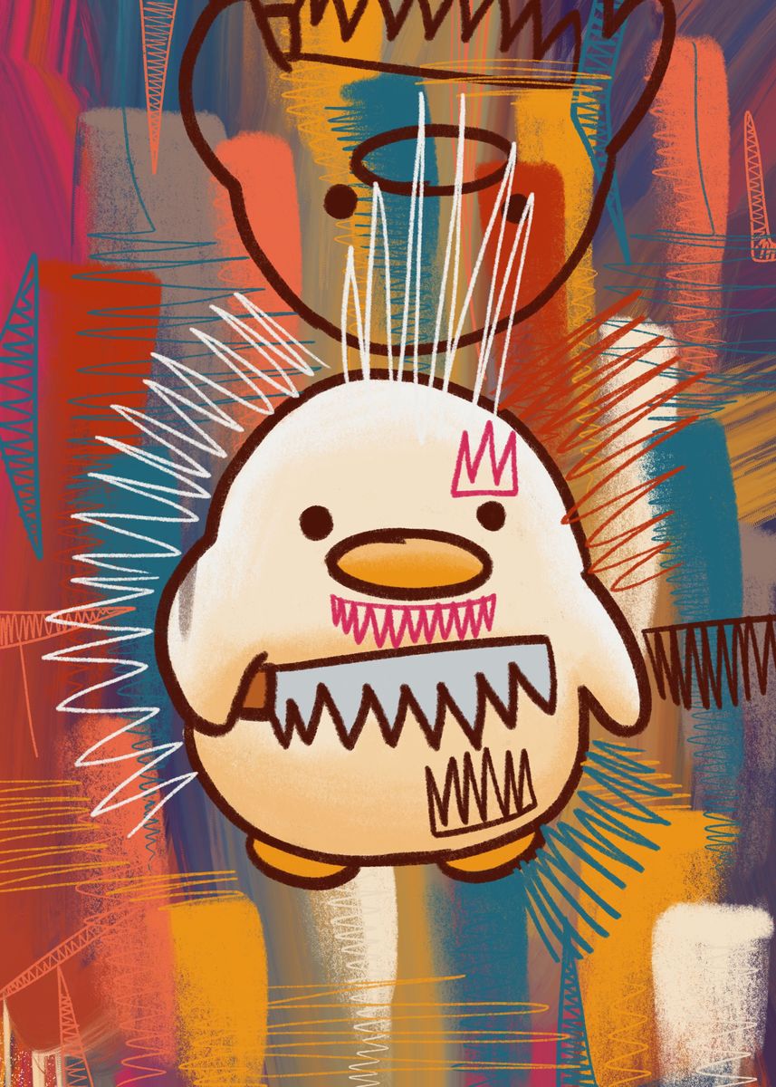'Duck Judgment of the world' Poster by masn | Displate