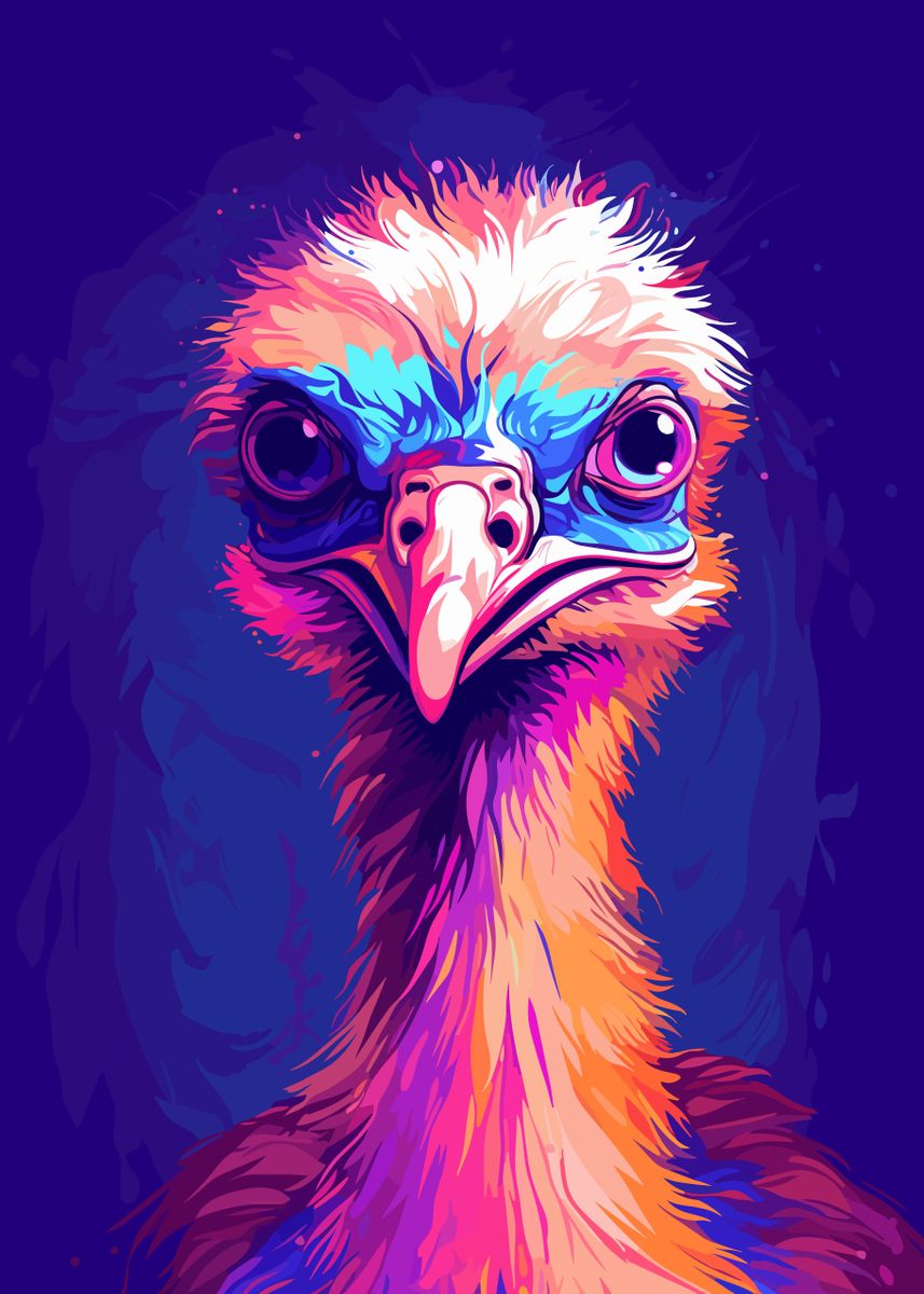 'Wild Nature Animal WPAP' Poster, picture, metal print, paint by ...