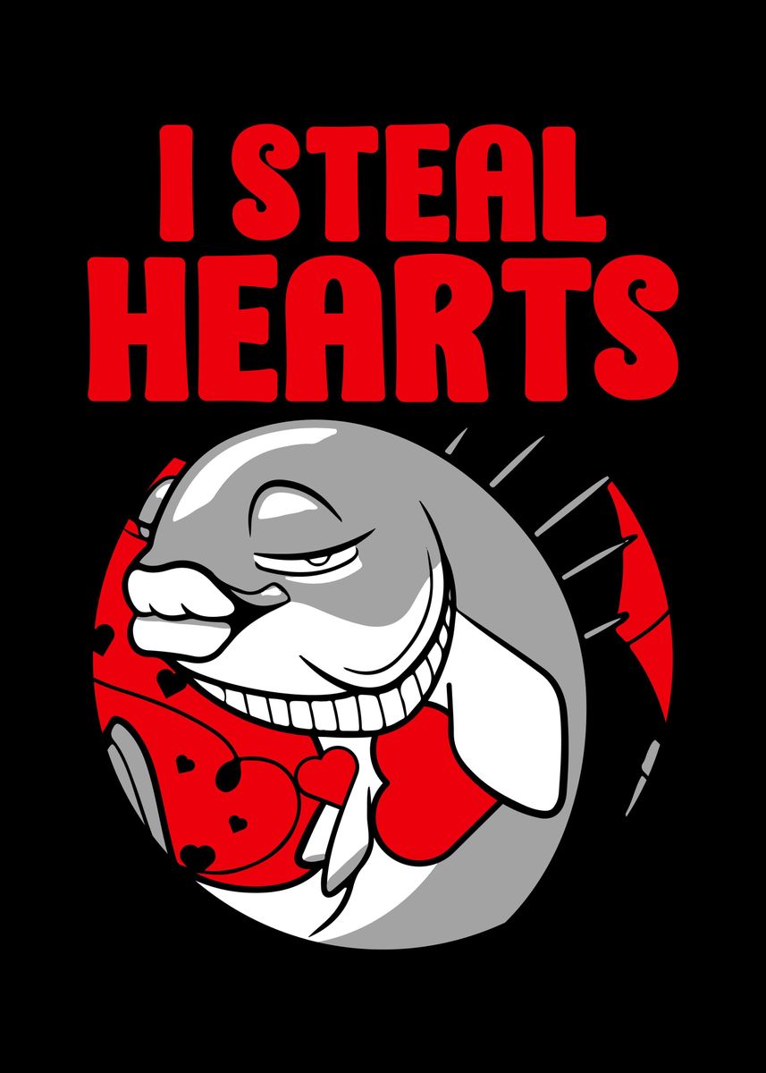 'Valentins Day Fishing' Poster by Sebastian Wünsche | Displate