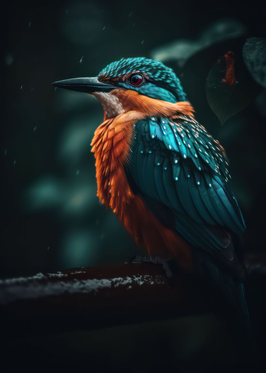 'Colorful bird' Poster by Zooscape Wildlife | Displate