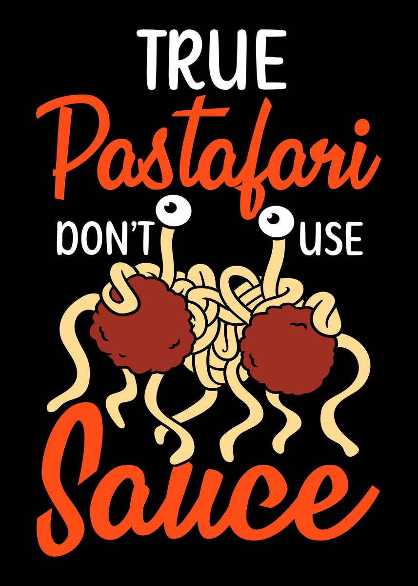 'Flying Spaghetti Monster' Poster, picture, metal print, paint by ...