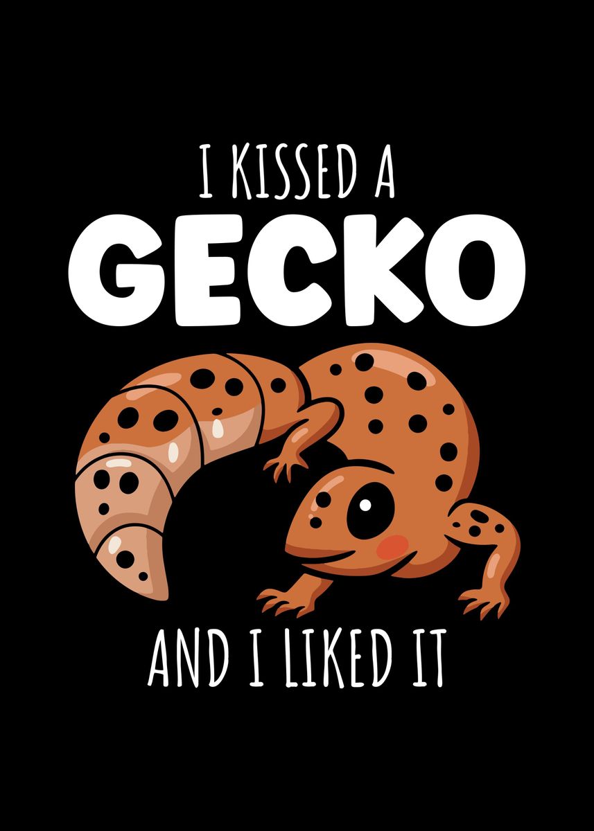 'Gecko' Poster by Sebastian Wünsche | Displate