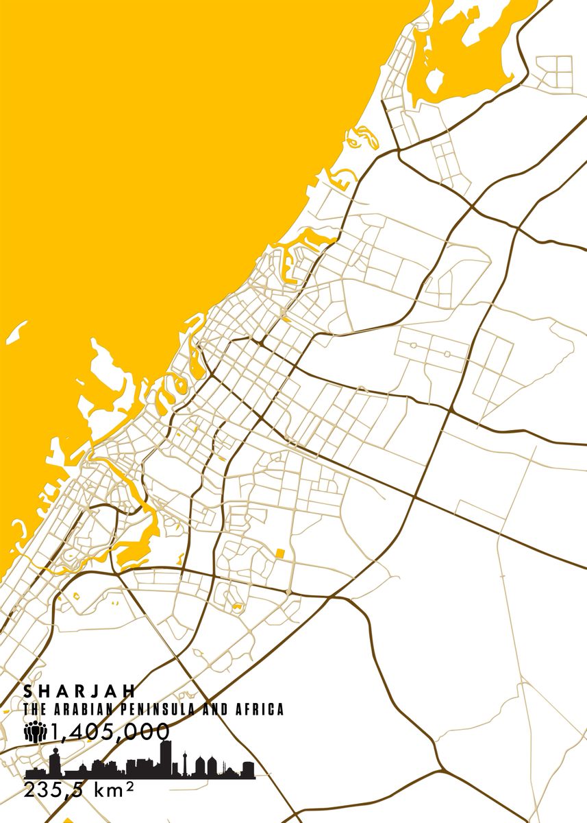 'Sharjah' Poster by Mey Lino | Displate