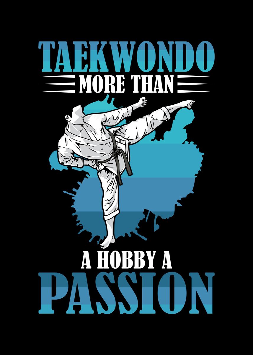'Taekwondo' Poster, picture, metal print, paint by Sebastian Wünsche ...