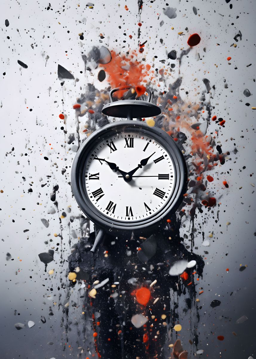 'Infinity Time' Poster, picture, metal print, paint by Aisavart | Displate