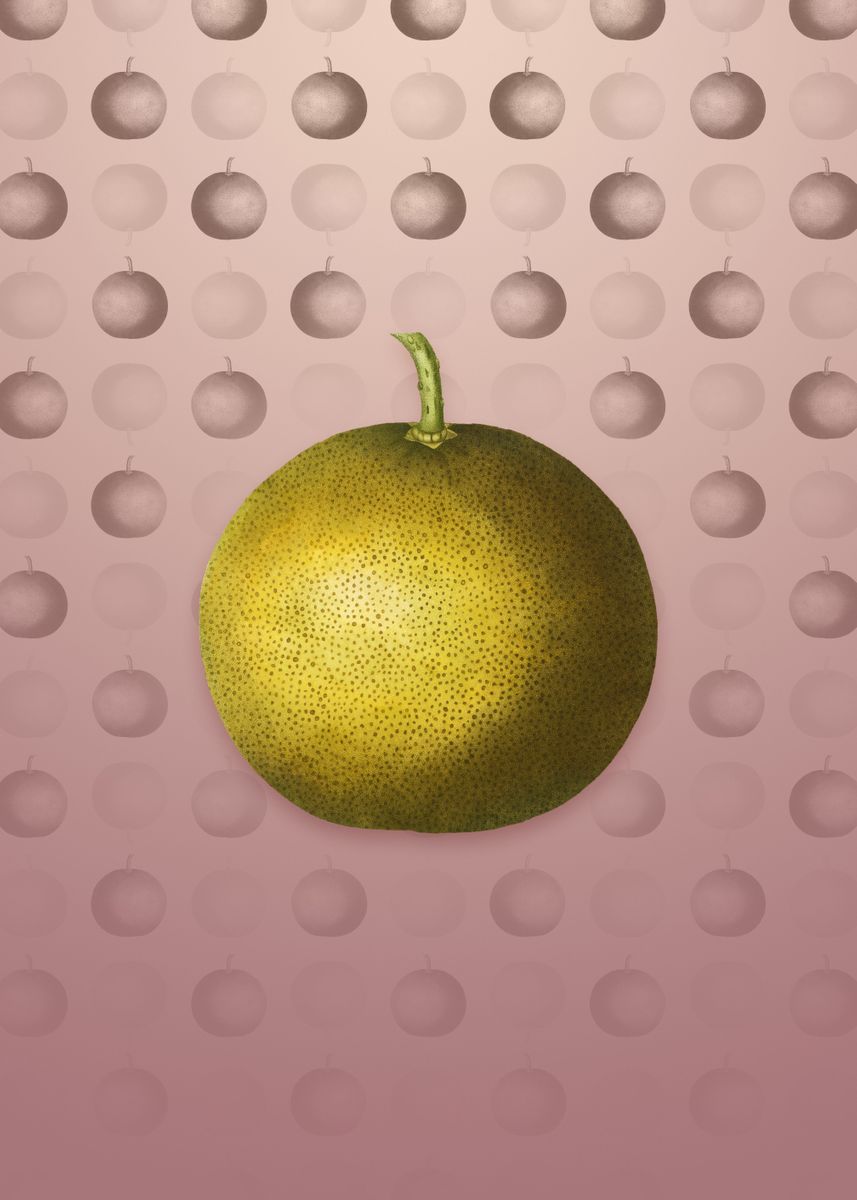 'Vintage Adams Apple' Poster, picture, metal print, paint by Holy Rock ...