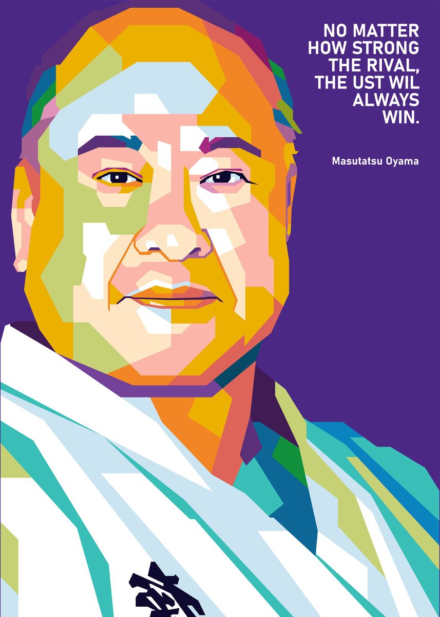 'Masutatsu Oyama' Poster by Indra | Displate