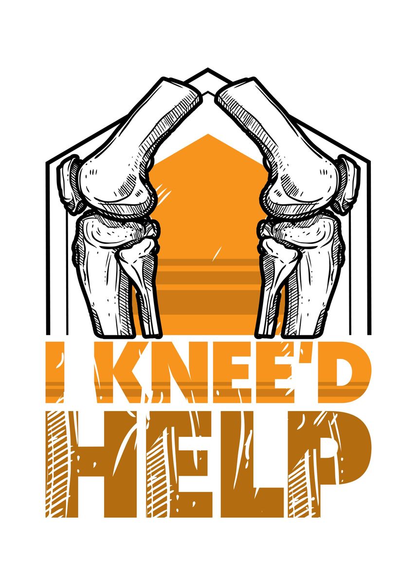 'Knee Surgery' Poster, picture, metal print, paint by Sebastian Wünsche ...