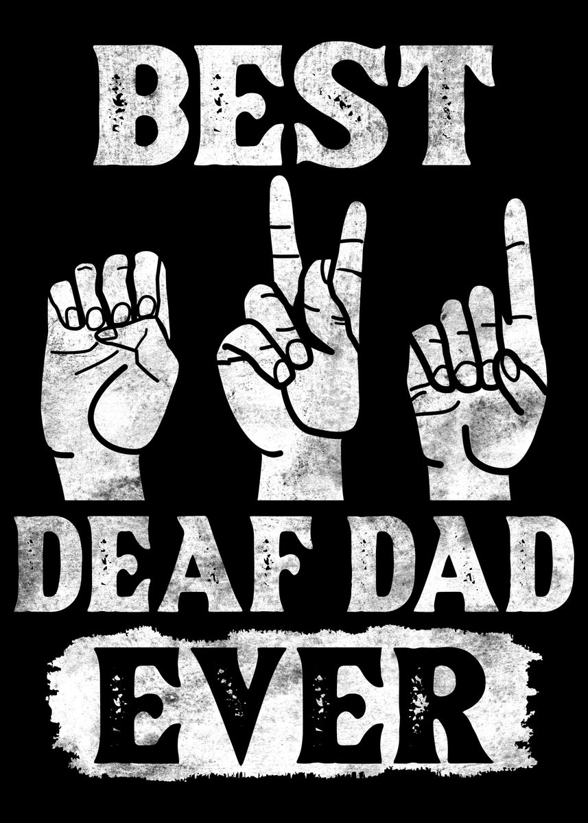 'Deaf Pride Awareness ASL' Poster by AestheticAlex | Displate