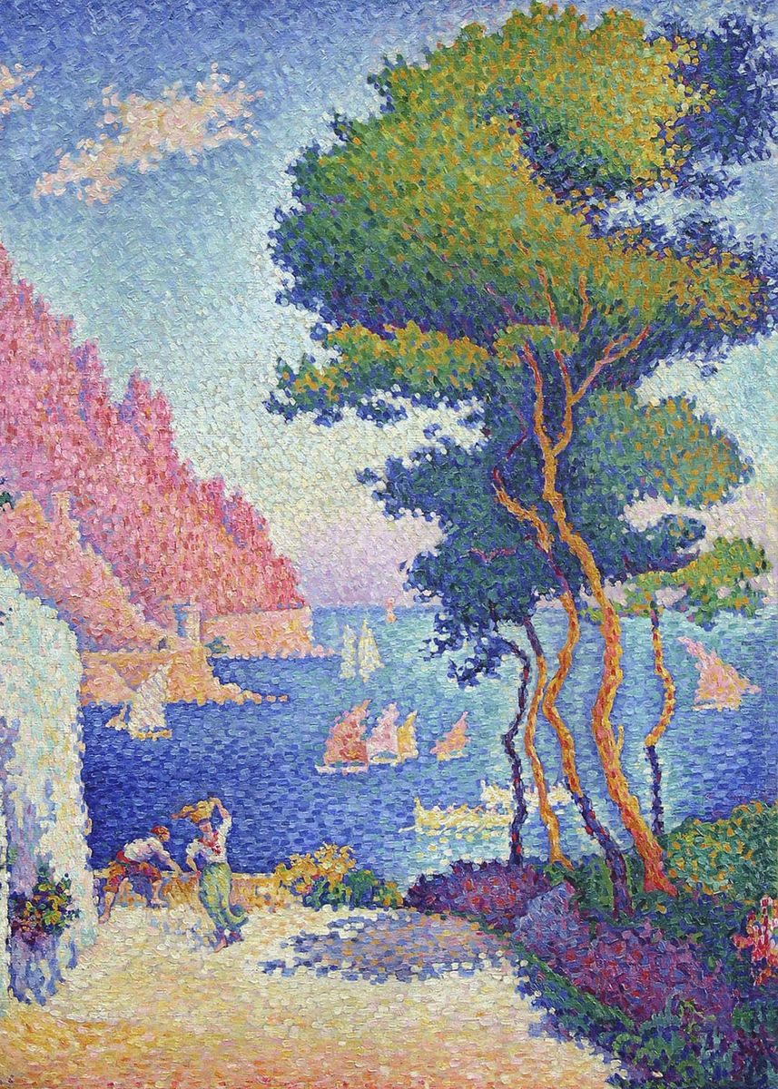 'Capo di Noli' Poster, picture, metal print, paint by Mango Art | Displate