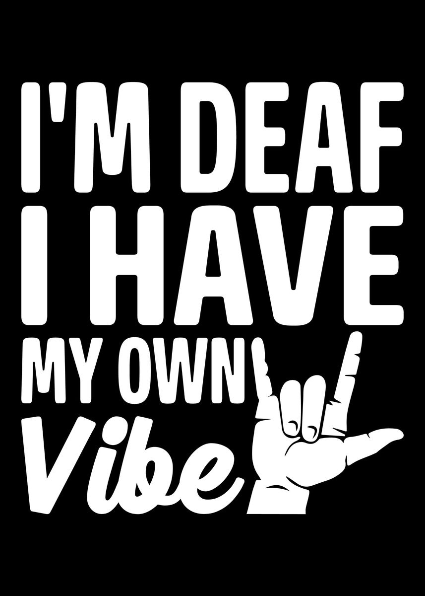 'Deaf Pride ASL' Poster, picture, metal print, paint by AestheticAlex ...