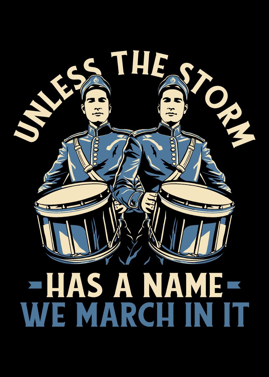 'Marching Band Funny' Poster, picture, metal print, paint by ...