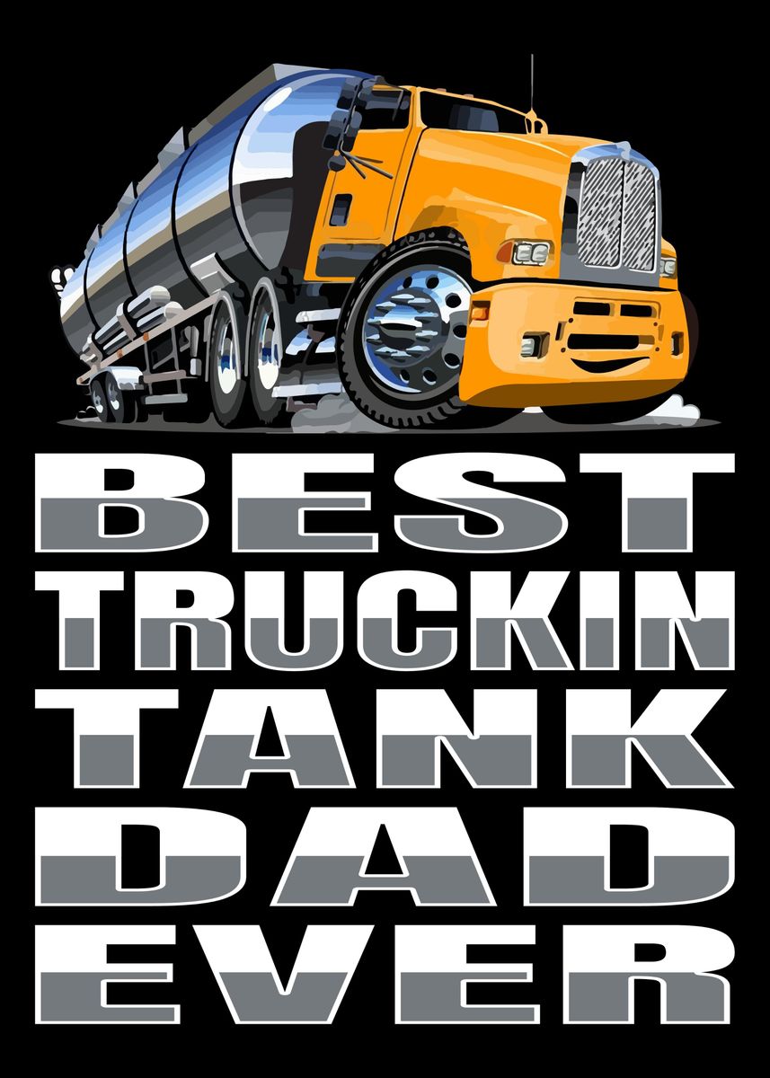 'Truck Driver' Poster, picture, metal print, paint by CrazySquirrel ...