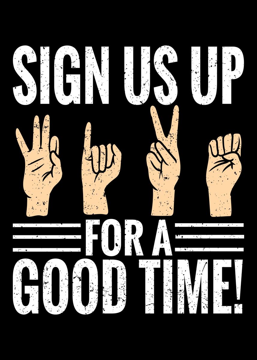 'Deaf Pride ASL' Poster, picture, metal print, paint by AestheticAlex ...