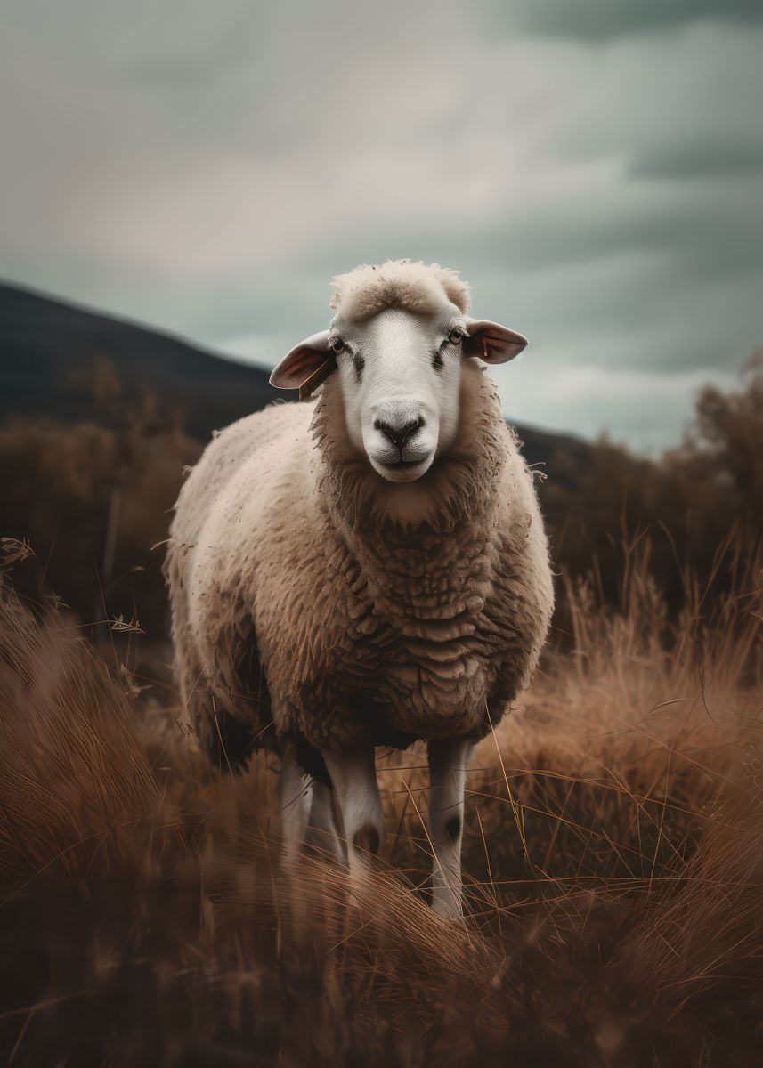 'Soft sheep' Poster by Zooscape Wildlife | Displate