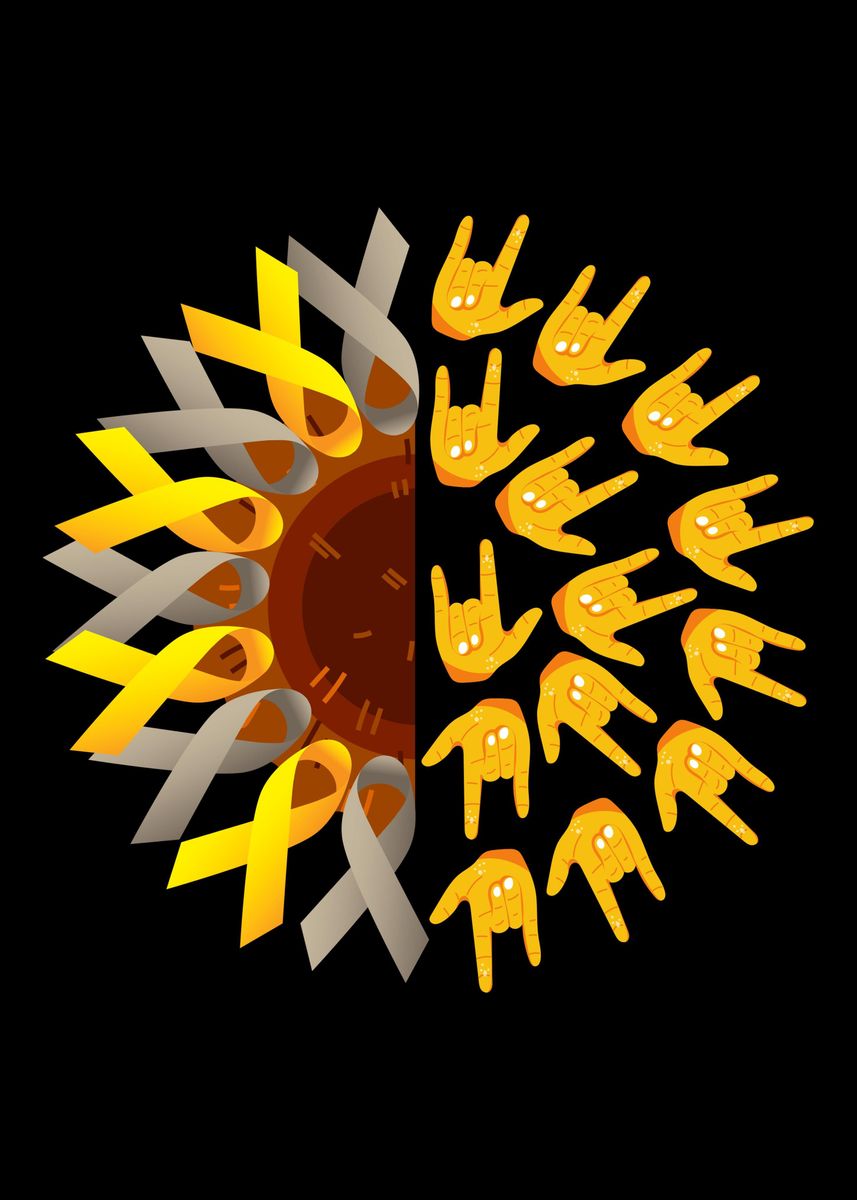 'Deaf Pride ASL' Poster, picture, metal print, paint by AestheticAlex ...