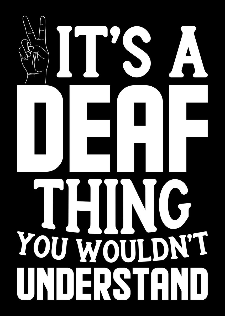 'Deaf Pride ASL' Poster, picture, metal print, paint by AestheticAlex ...