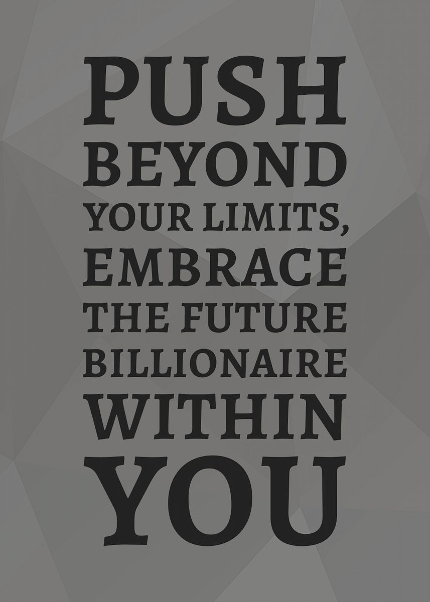 'Motivational Office Quote' Poster, picture, metal print, paint by Star ...